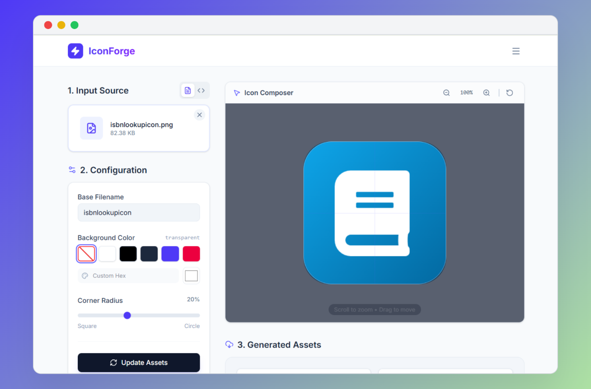 IconForge - Professional SVG to Icon Converter | Generate App Icons Online